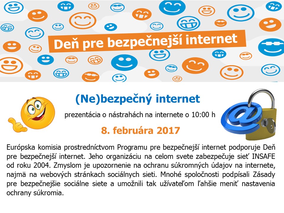 Deň pre bezpečnejší internet | Zemplínska knižnica v Trebišove